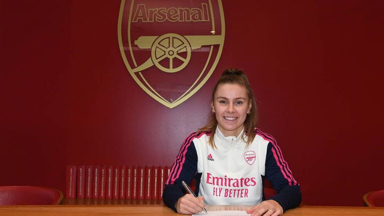 Arsenal Women's new Dutch international Victoria Pelova shines in full ...