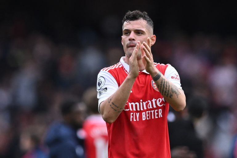 Video - Xhaka gets his name on the scoresheet with Arsenal's fourth ...