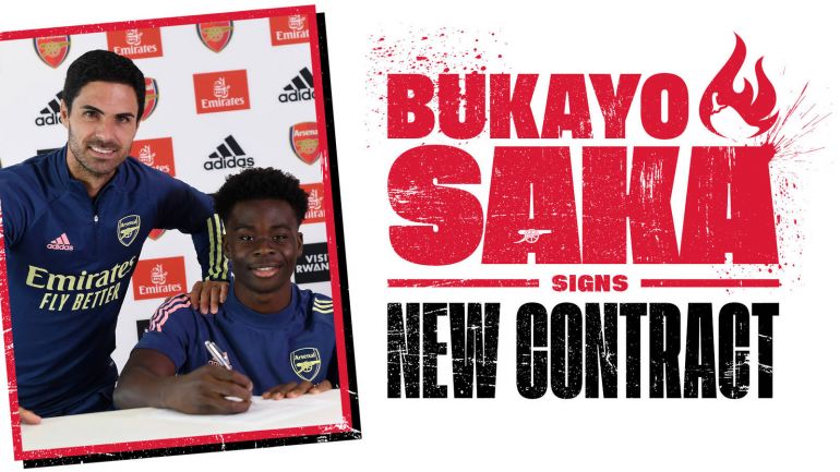 Happy Days - It is finally confirmed that Bukayo Saka has signed his ...