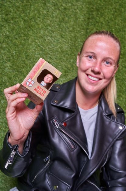 McDonald's launch 1st ever women's football figure, of Lioness Beth ...