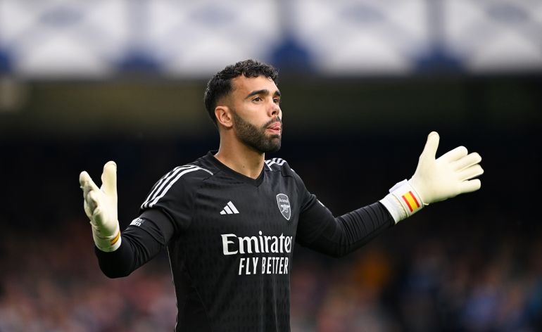 David Raya picks up a well deserved award following some world class ...