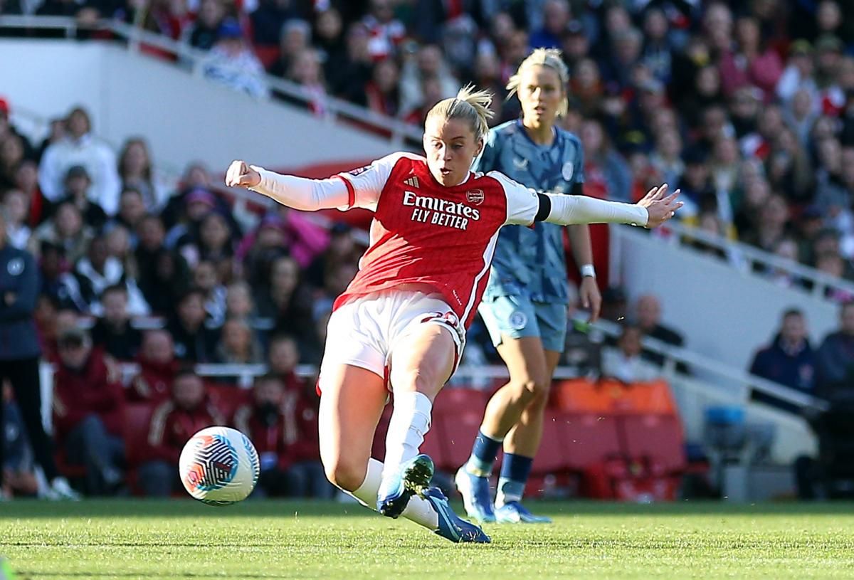 Alessia Russo has had a very impressive debut season with Arsenal Women ...