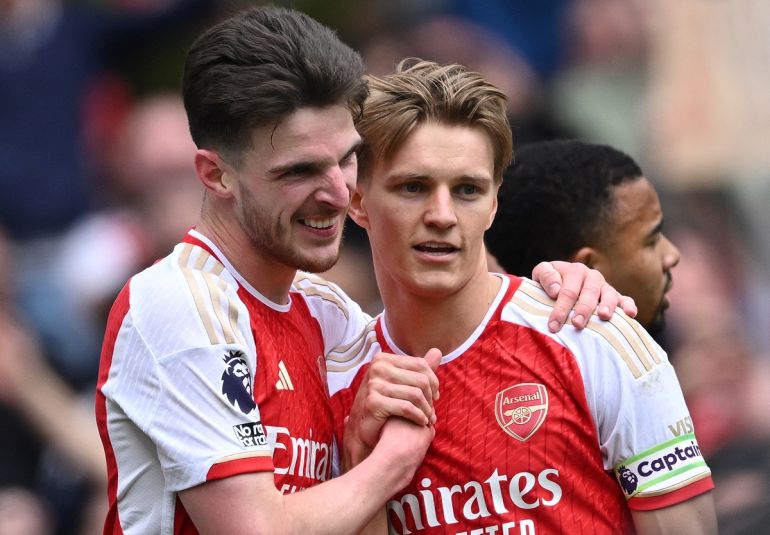 Confirmed Arsenal line-up for Final Day clash with Everton - Saka out ...