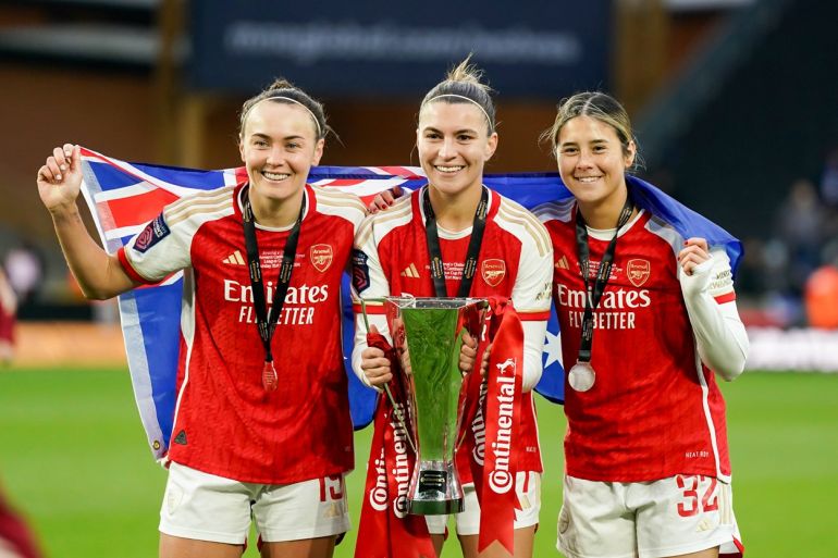 Arsenal Women's Matildas out of olympics but 4 Gunners make quarter ...