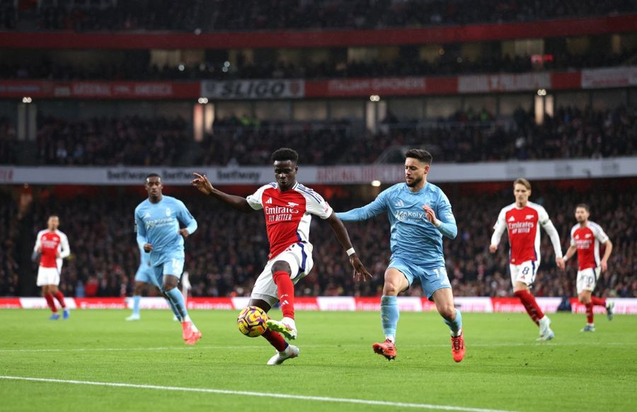 Bukayo Saka's top performance against Forest has only extended his ...