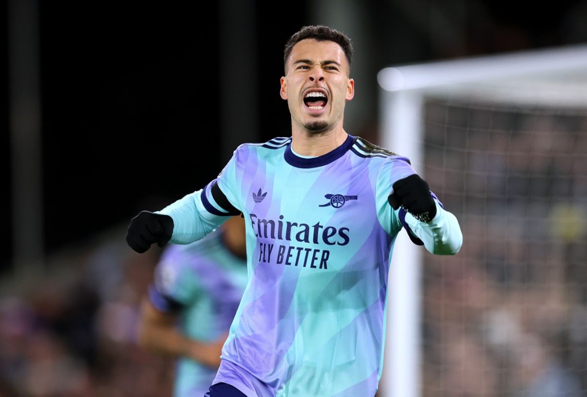 Martinelli hit an impressive milestone in Arsenal’s draw at Brighton ...