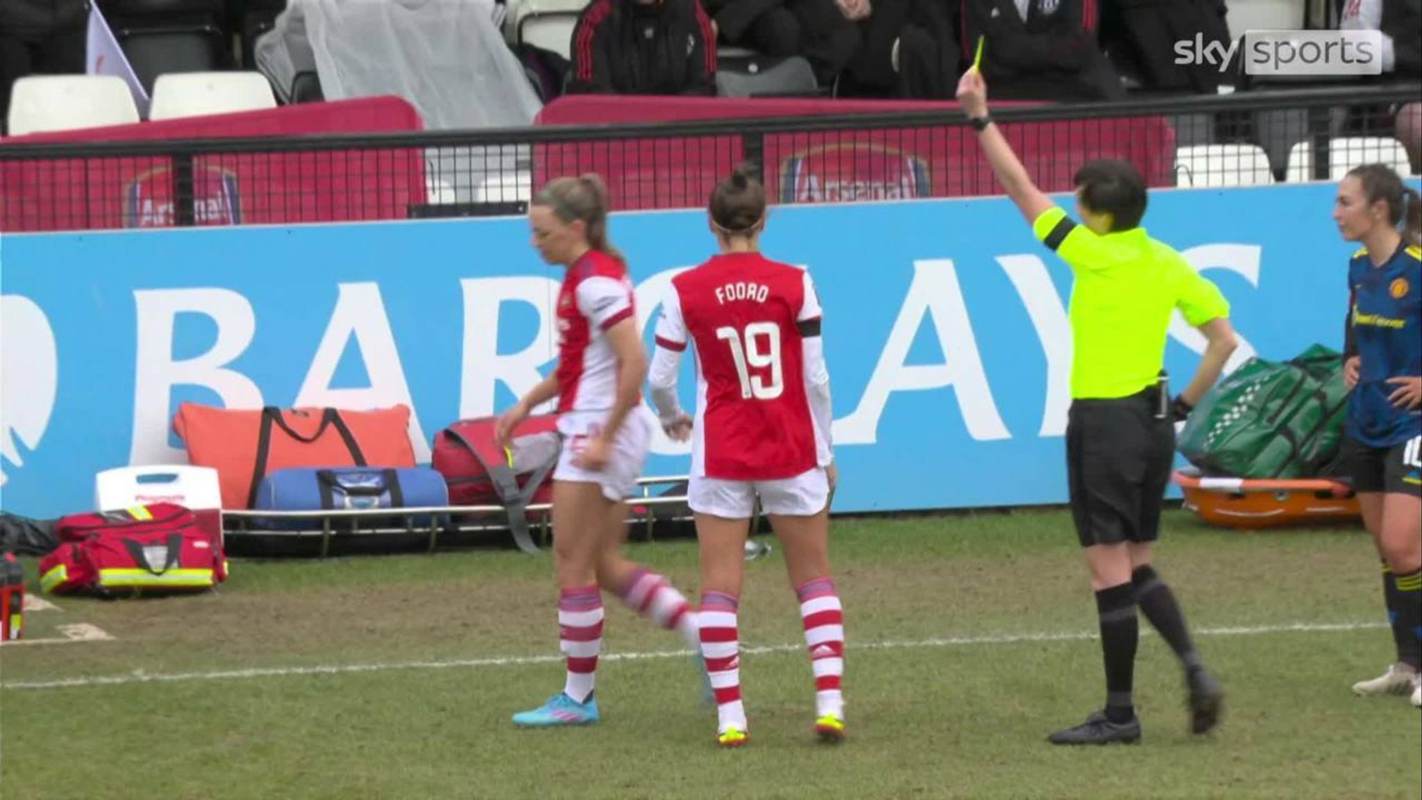 Arsenal's Katie McCabe will serve 2 match suspension, after Red Card v ...