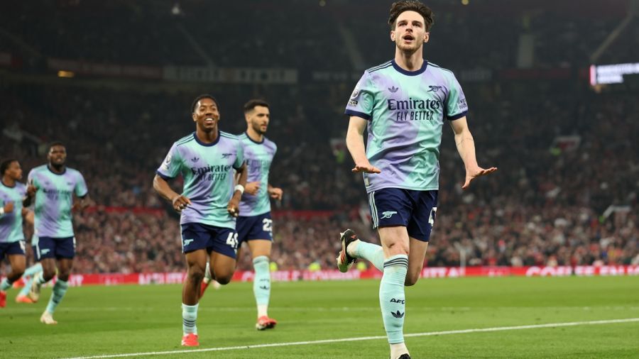 Declan Rice explains celebrating his goal while Arsenal is 15 points ...