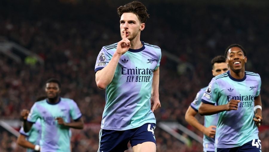 Declan Rice aims a dig at celebration police after the PSV game - Just ...