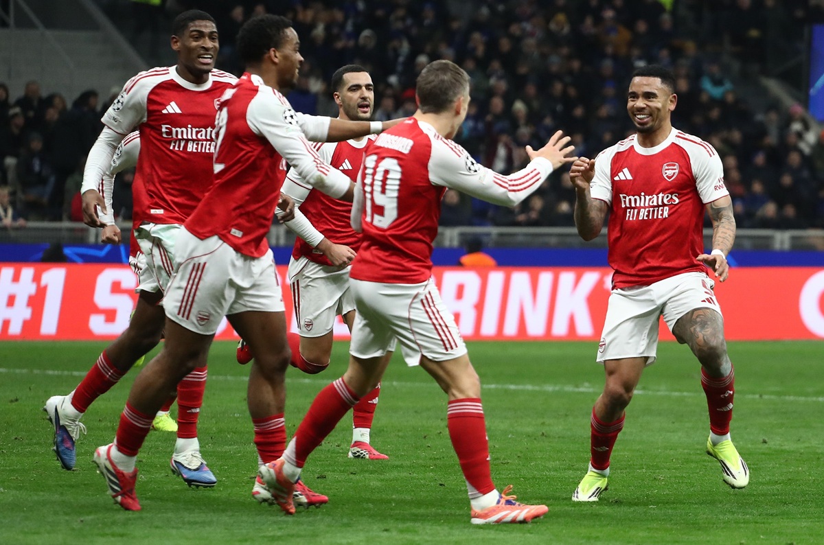 Gabriel Jesus inspires Arsenal to victory at Inter Milan - Just Arsenal ...