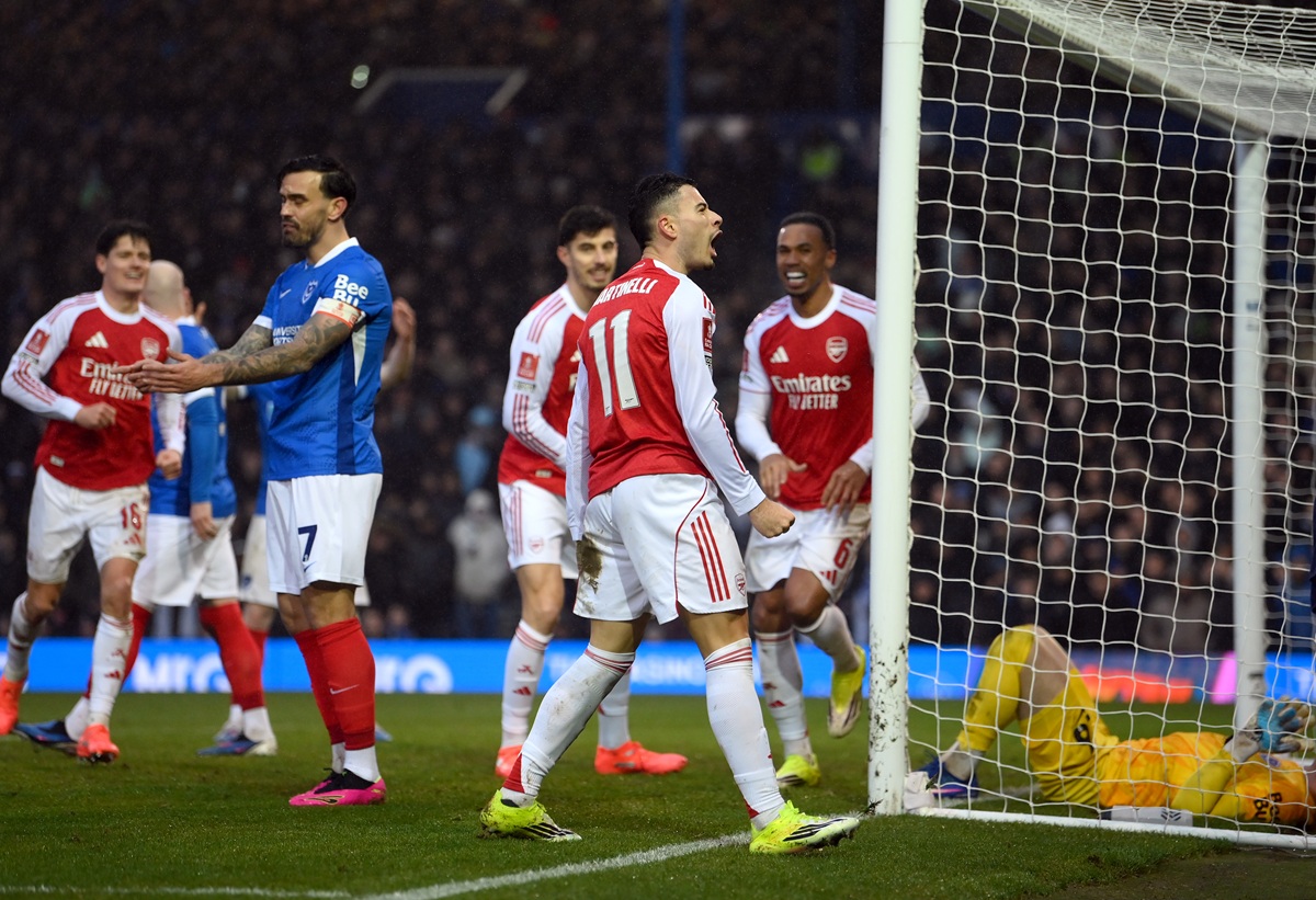 Mikel Arteta gives Portsmouth some credit for giving Arsenal a tough ...