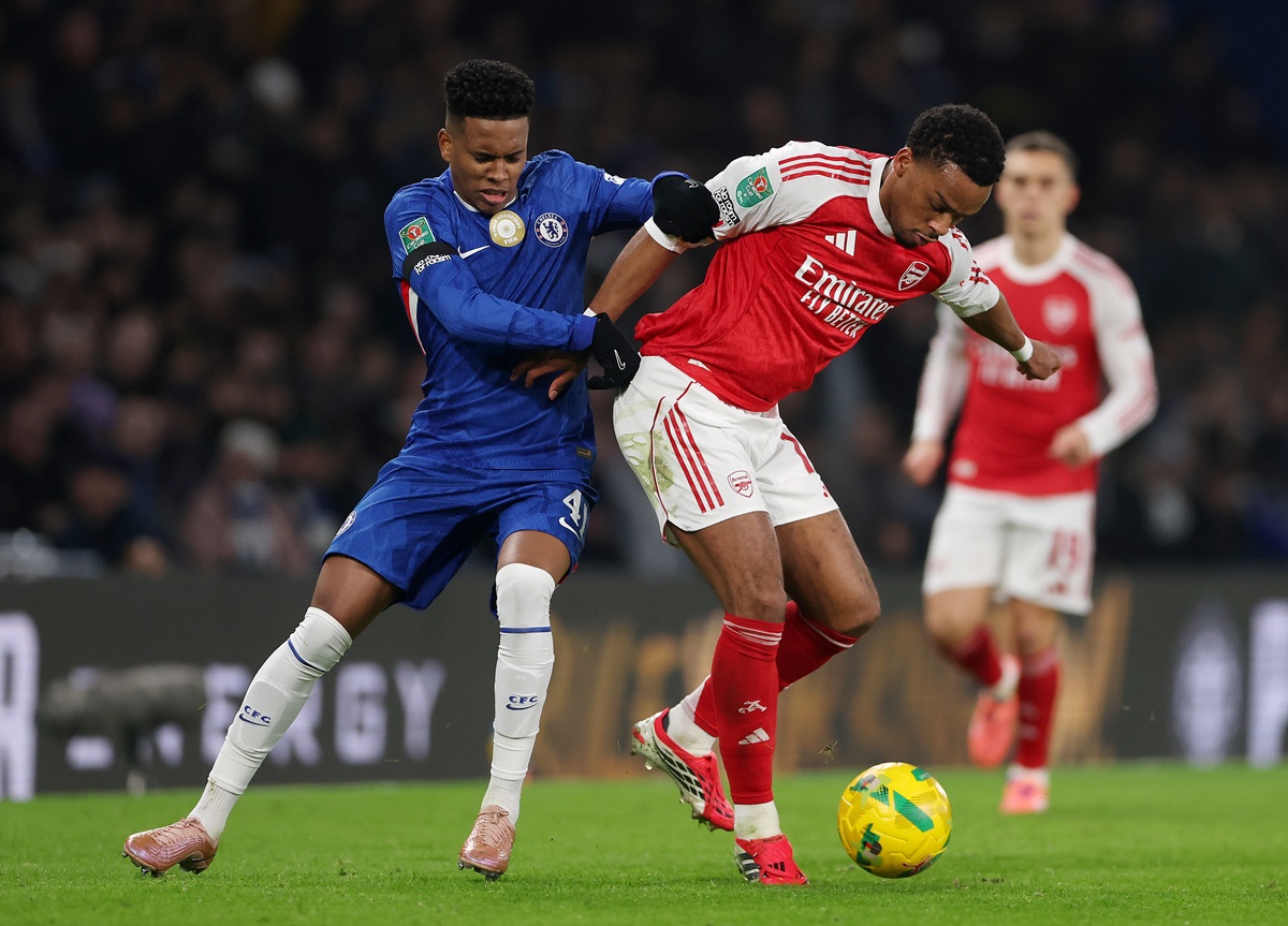 Arsenal edge Chelsea in thrilling Carabao Cup semi-final first leg ...