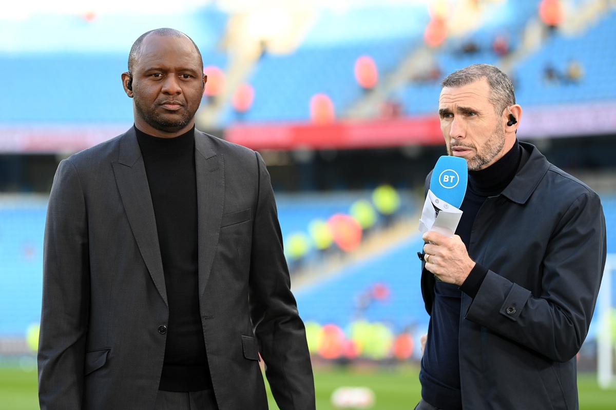 Patrick Vieira questions Arsenal’s mental strength as a team - Just ...