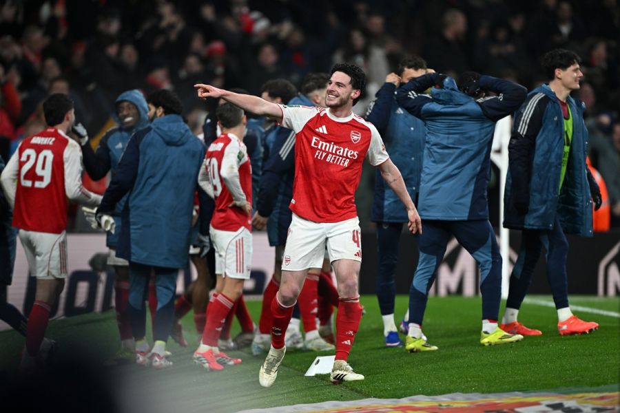 Split Arsenal votes cost Declan Rice as Bruno Fernandes win Footballer ...