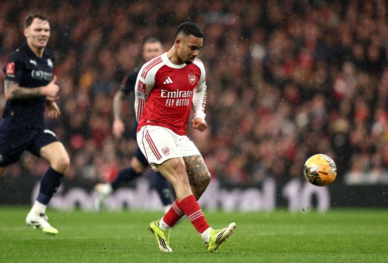 Jesus reacts to finally playing a full game for Arsenal - Just Arsenal News